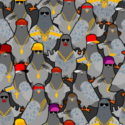 Gangster Pattern Vector Images (over 950)