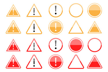Blank Red Warning Circle Vector Images (over 750)