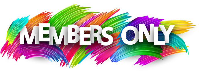 Members Only Sign Vector Images (over 1,100)
