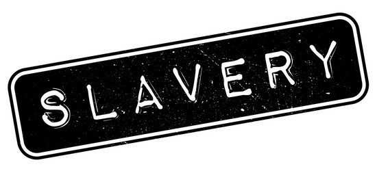 Slavery rubber stamp Royalty Free Vector Image