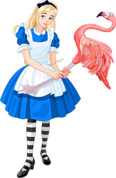 Running alice Royalty Free Vector Image - VectorStock