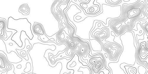 Old topographic map vintage geology line Vector Image