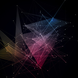 Abstract connections background Royalty Free Vector Image