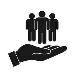 Smiling people showing hand gesture expressing Vector Image