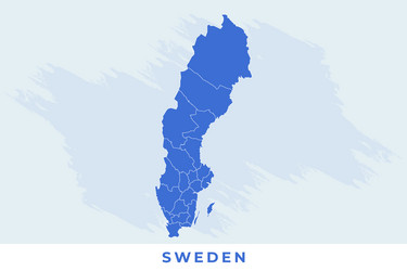 Sweden Map Contour Vector Images (over 660)
