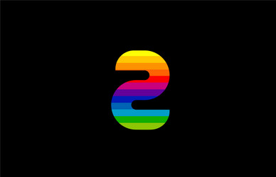 Number Two Rainbow Vector Images (over 200)