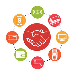 Shake Hand Circle Vector Images (over 1,200)