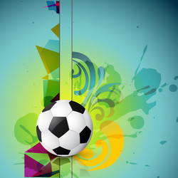 Abstract football design Royalty Free Vector Image