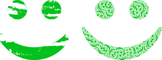 Grunge Smiley Face Vector Images (over 650)