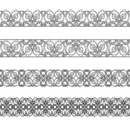 Set borders Royalty Free Vector Image - VectorStock