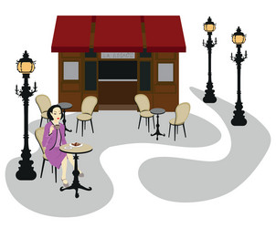 French montage Royalty Free Vector Image - VectorStock