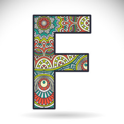 Henna Fonts Vector Images (89)