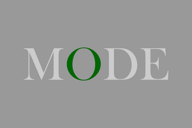 Mode typography text with symbol design Royalty Free Vector