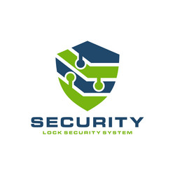 Security guard jobs logo Royalty Free Vector Image