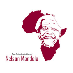 Nelson mandela Royalty Free Vector Image - VectorStock