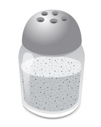 Realistic salt shaker set Royalty Free Vector Image