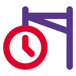 Departure and arrival timings shown on train clock