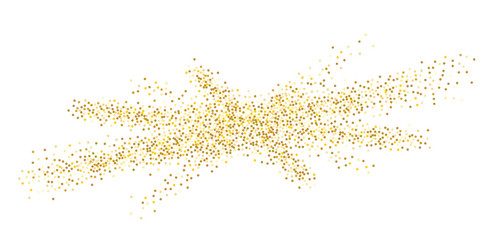 Golden glitter confetti Royalty Free Vector Image
