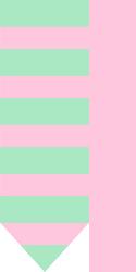 Lined bookmark stripe Royalty Free Vector Image
