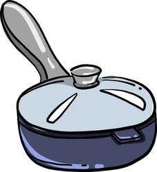 Brazier on fire white background Royalty Free Vector Image