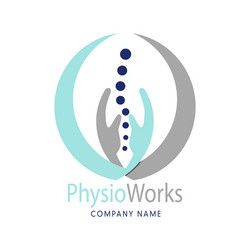 Physio logo design Royalty Free Vector Image - VectorStock