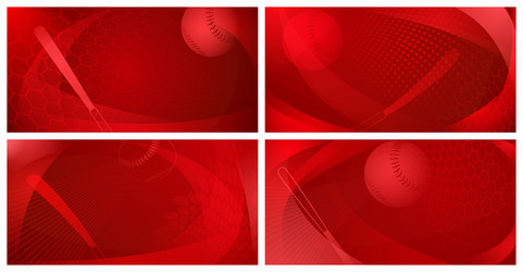 Abstract baseball backgrounds Royalty Free Vector Image