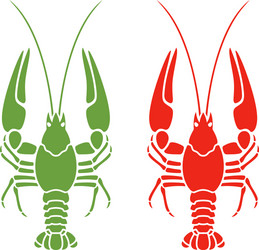 Crayfish Red Circle Vector Images (63)