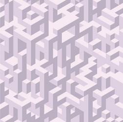 Blue cubes isometric seamless pattern Royalty Free Vector