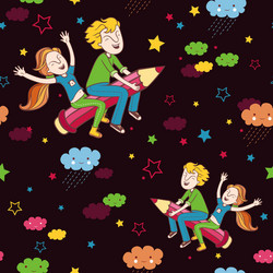 Anime manga schoolgirl plaid red skirt tie pattern