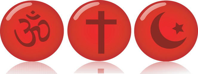 Om symbol Royalty Free Vector Image - VectorStock