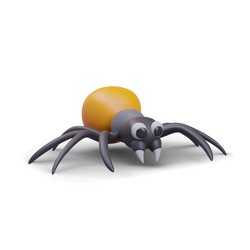 Scarab with yellow wings large beetle Royalty Free Vector