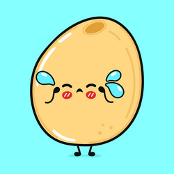Cute millet sticker character hand drawn cartoon Vector Image