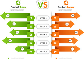 Process columns infographic business steps chart Vector Image