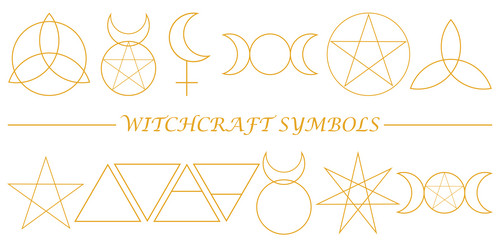 Pentagram Fire Pagan Vector Images (62)