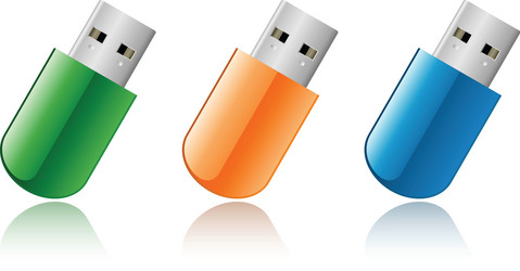 Usb flash drive icon Royalty Free Vector Image