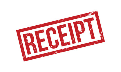 Receipt rubber stamp seal Royalty Free Vector Image