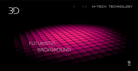 Abstract background with 3d objects effect 3d Vector Image