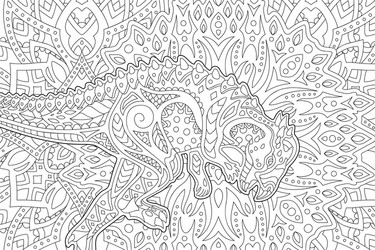 Dinosaur Line Art Vector Images (over 3,200)