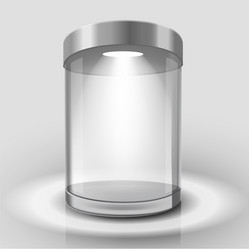Empty glass cartoon Royalty Free Vector Image - VectorStock