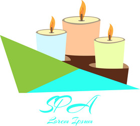 Isolated spa logo Royalty Free Vector Image - VectorStock