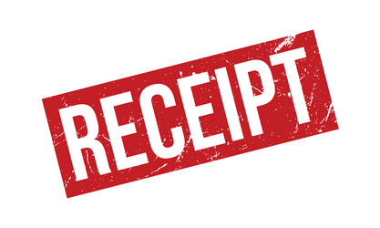 Receipt rubber stamp seal Royalty Free Vector Image