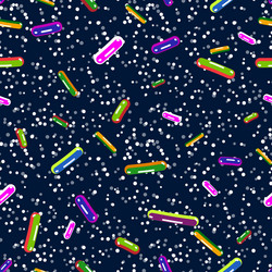 Scattering of colored candies Royalty Free Vector Image