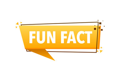 Fun fact announcement megaphone label loudspeaker Vector Image