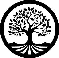 Tree of life - high quality logo ideal Royalty Free Vector
