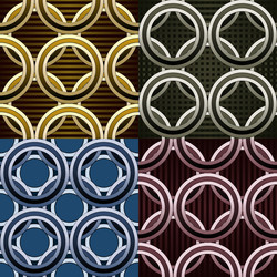 Sunflowers seamless pattern Royalty Free Vector Image