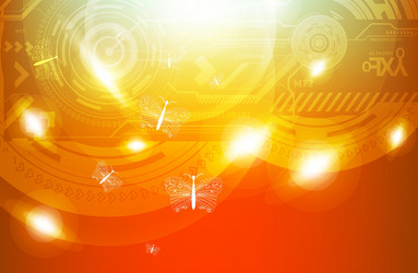 Techno bubble background Royalty Free Vector Image