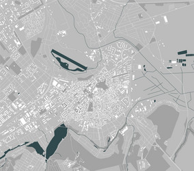 Map of the city balti moldova Royalty Free Vector Image