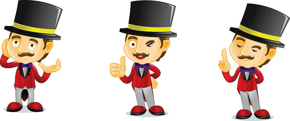 Circus Ringmaster Hat Clipart Outline