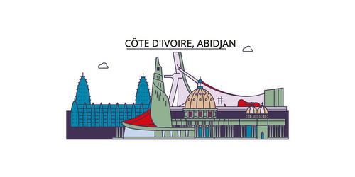 Africa Abidjan Map Vector Images (84)