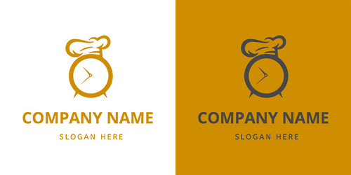 Food chef restaurant logo design template chef Vector Image